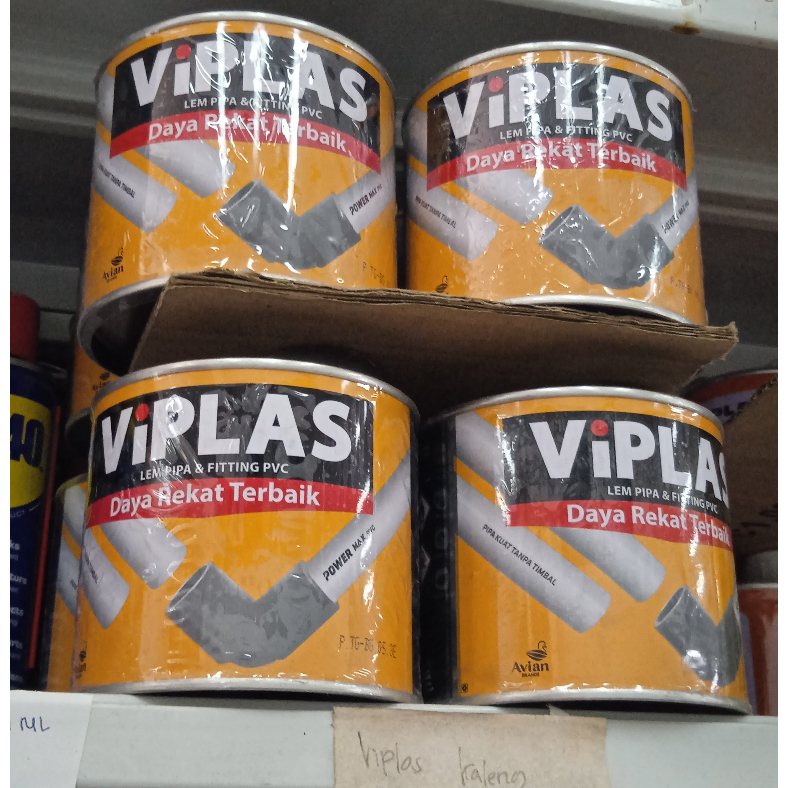 Jual LEM PIPA PVC VIPLAS KALENG 360 GRAM | Shopee Indonesia