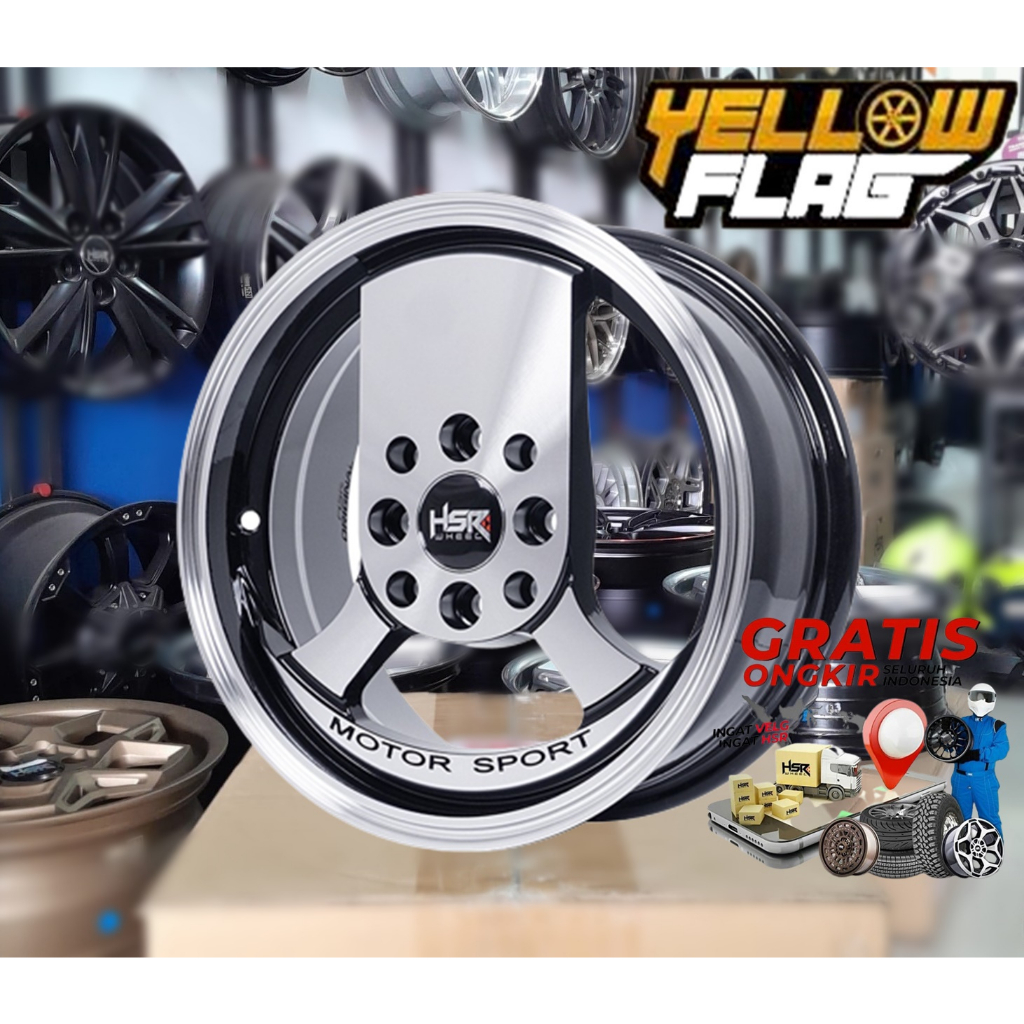 Jual velg klasik hsr ring 14 plankton velg mobil r14 wuling air ev. brio. datsun. calya. sigra ...
