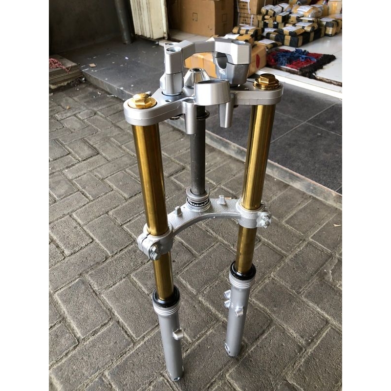 Jual Shock Depan ninja As gold PNP honda Merk Naruto | Shopee Indonesia