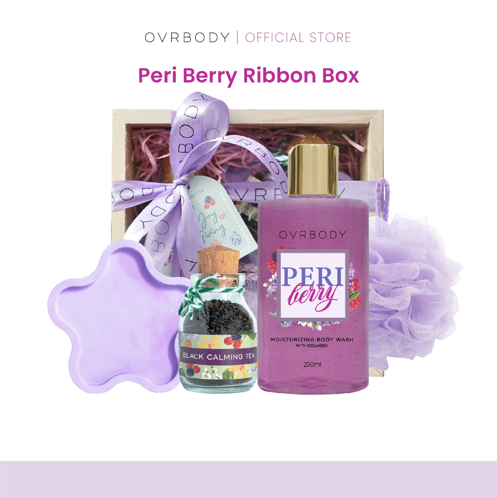 Jual OVRBODY Hampers Ribbon Box (Body Wash + Body Cream) Free Shower ...