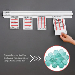 Jual Bill Holder/ Receipt Holder/ Capitan Nota Stainless 45x6 cm/60*6cm ...