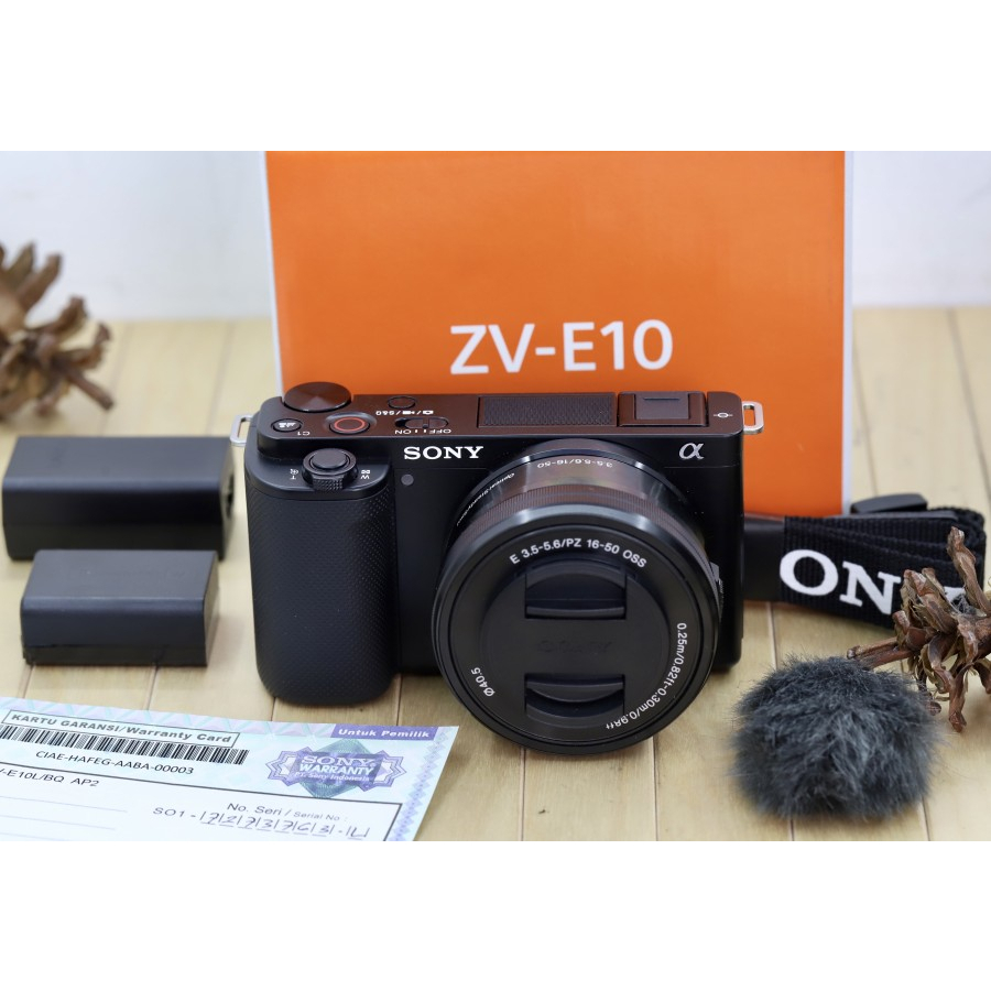 Jual Sony ZvE10 ZV-E10 + kit 16-50mm Garansi Resmi Januari 2024 ...