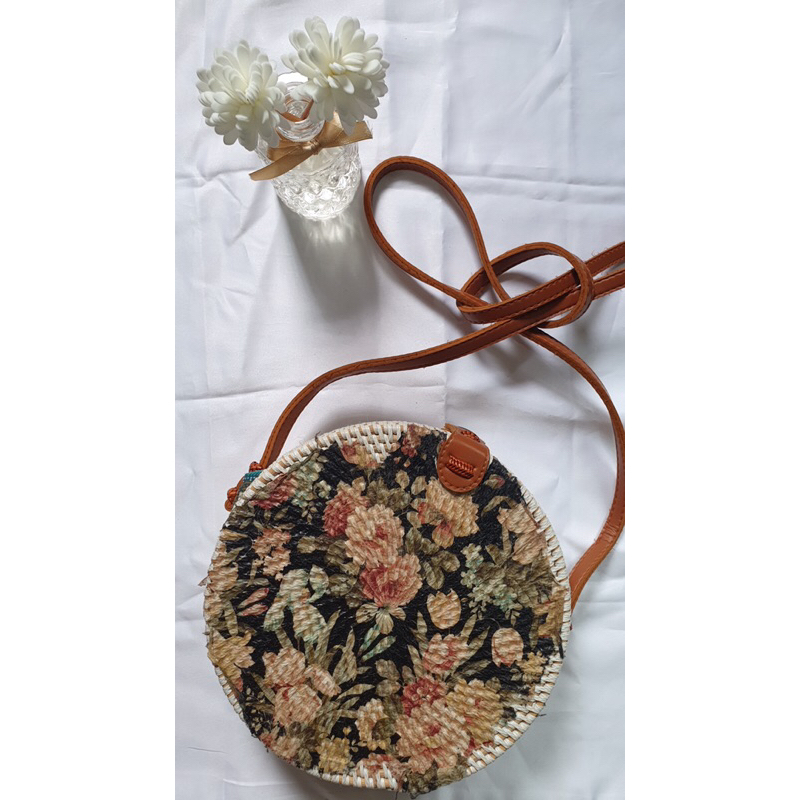 Jual Sling bag motif rotan | Shopee Indonesia