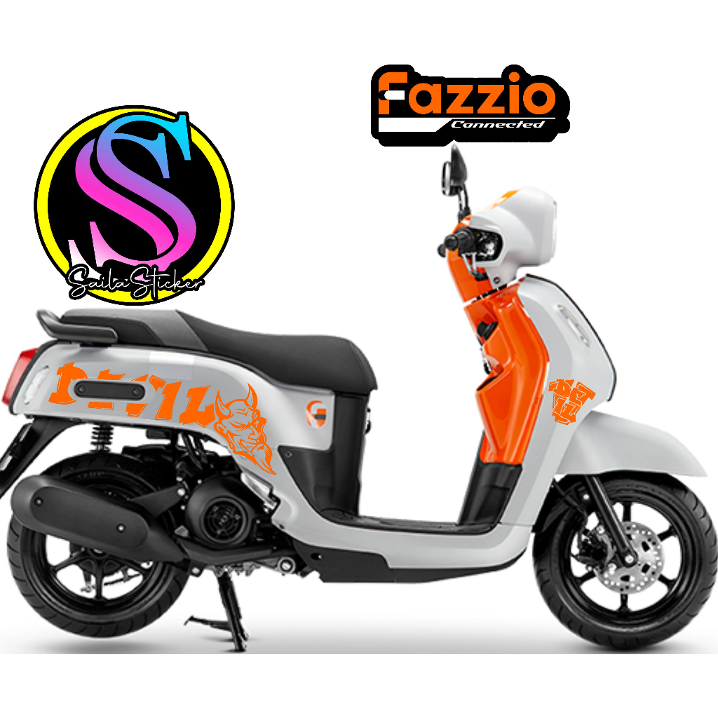 Jual 155/STICKER CUTTING/STICKER FAZZIO/STRIPING FAZZIO/STICKER LOGO ...