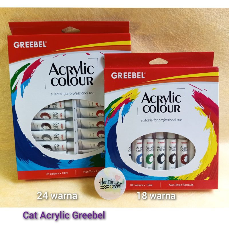 Jual Cat Akrilik Cat Acrylic Greebel Set Cat Akrilik Pelengkap Melukis ...