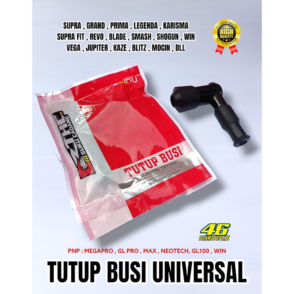 Jual Tutup Cop Cob Cangklong Busi [ RTHC ] Universal Motor Bebek ...