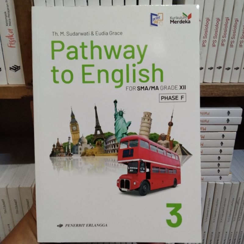 Jual Pathway To English SMA Kelas XII Phase F Kurikulum Merdeka Erlangga | Shopee Indonesia