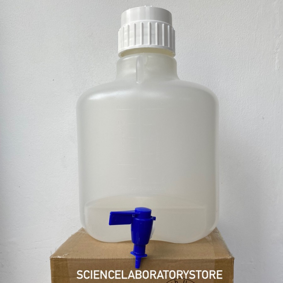 Jual Autoclavable Carboy 10 Liter with Spigot PP Biosharp | Shopee Indonesia