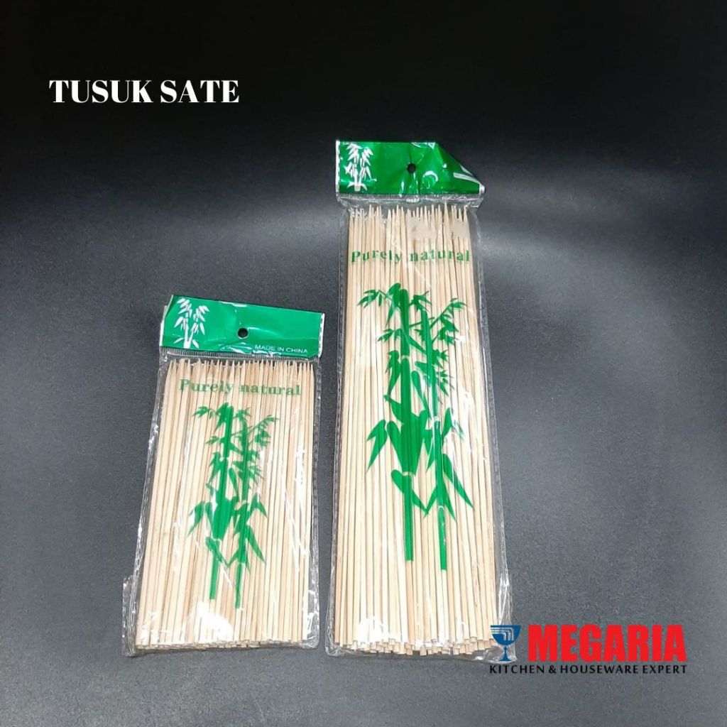 Jual Tusuk Sate Kayu Bambu / Tusukan Barbeque / Tusukkan BBQ Sosis ...