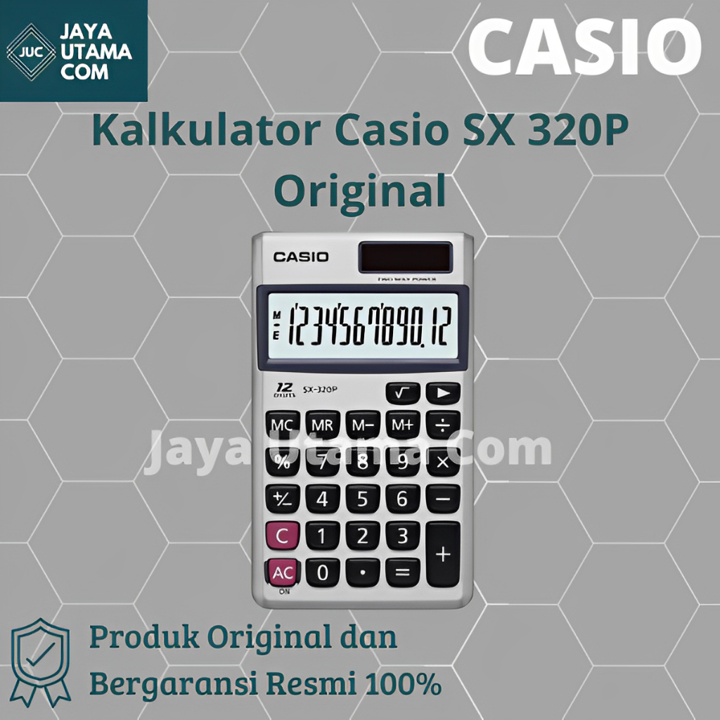 Jual Kalkulator Casio SX 320P Kalkulator Mini Original | Shopee Indonesia