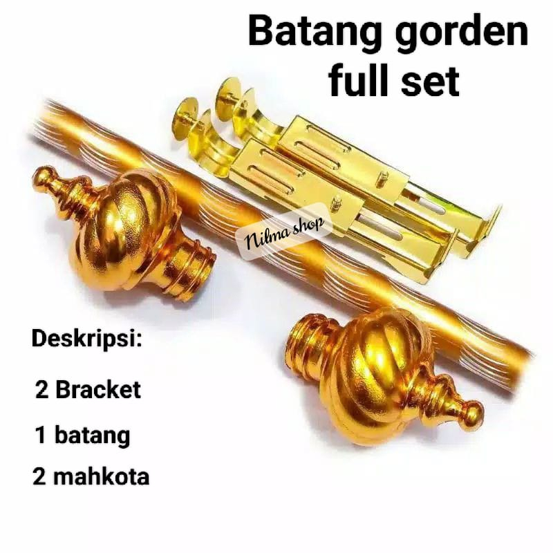 Jual Batang gorden ukuran 50 100 150 200 250cm | Shopee Indonesia