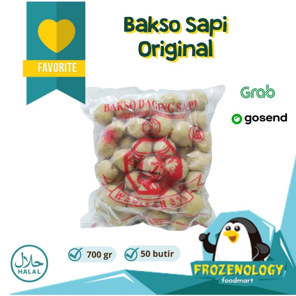 Jual Bakso Sapi Warisan 319 isi 50 butir | Bakso daging & urat sapi ...