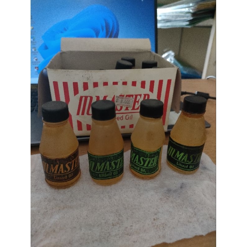 Jual minyak cat / linseed / linseed oil cairan pencampur cat minyak ...