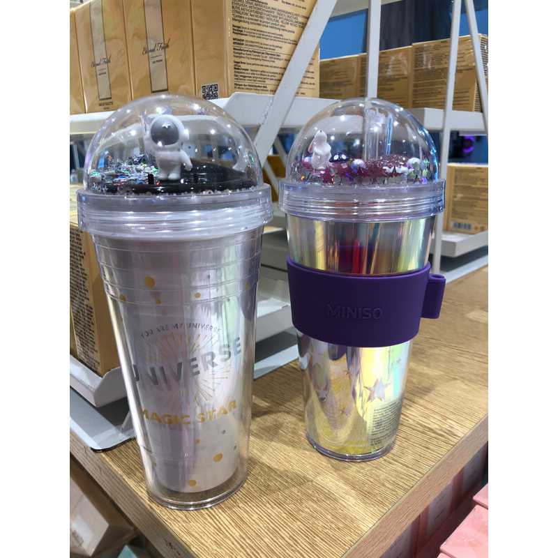 Jual Miniso glass water bottle || Botol minum Miniso || botol minum ...