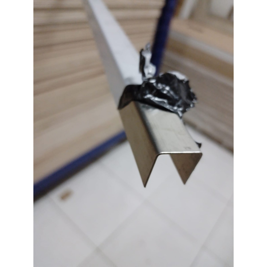 Jual JUAL LIST U STAINLES/ HAIRLINE SIKU U HAIRLINE 1 CM UNTUK CABINET ...