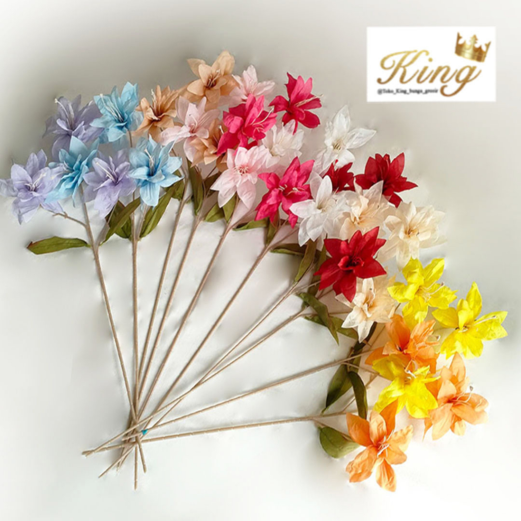 Jual Artificial Lily London Heart Bunga Plastik Dekorasi Wedding Bunga ...