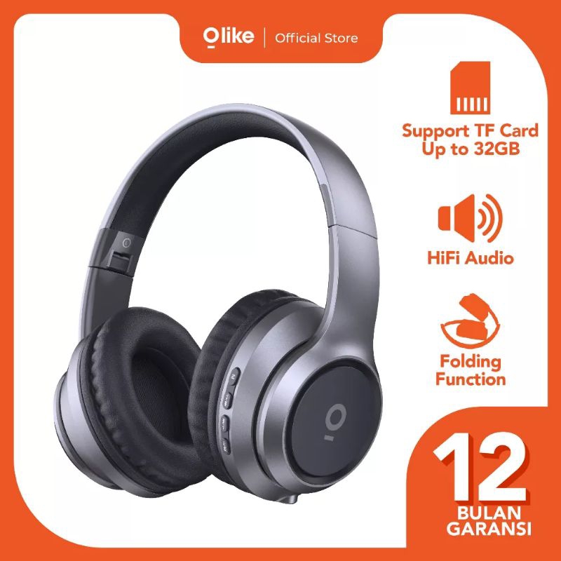 Jual Wireless HEADPHONE Headset Bluetooth Olike -H1 OASE KG10 HEADPHONE ...