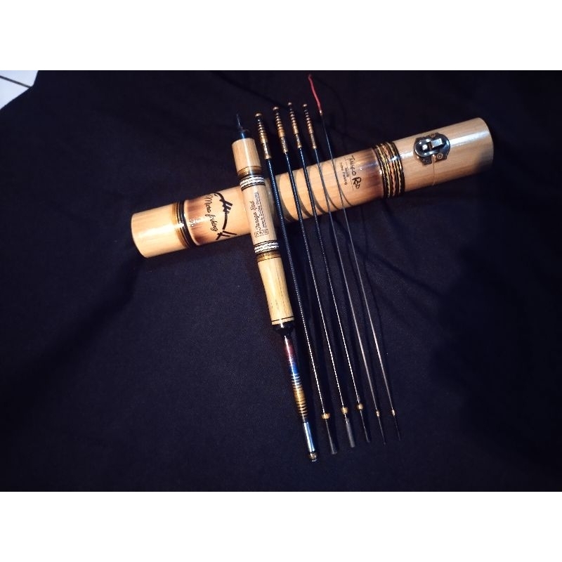 Jual joran tegek TRAVEL ROD tanago microfishing bahan karbon holow ...