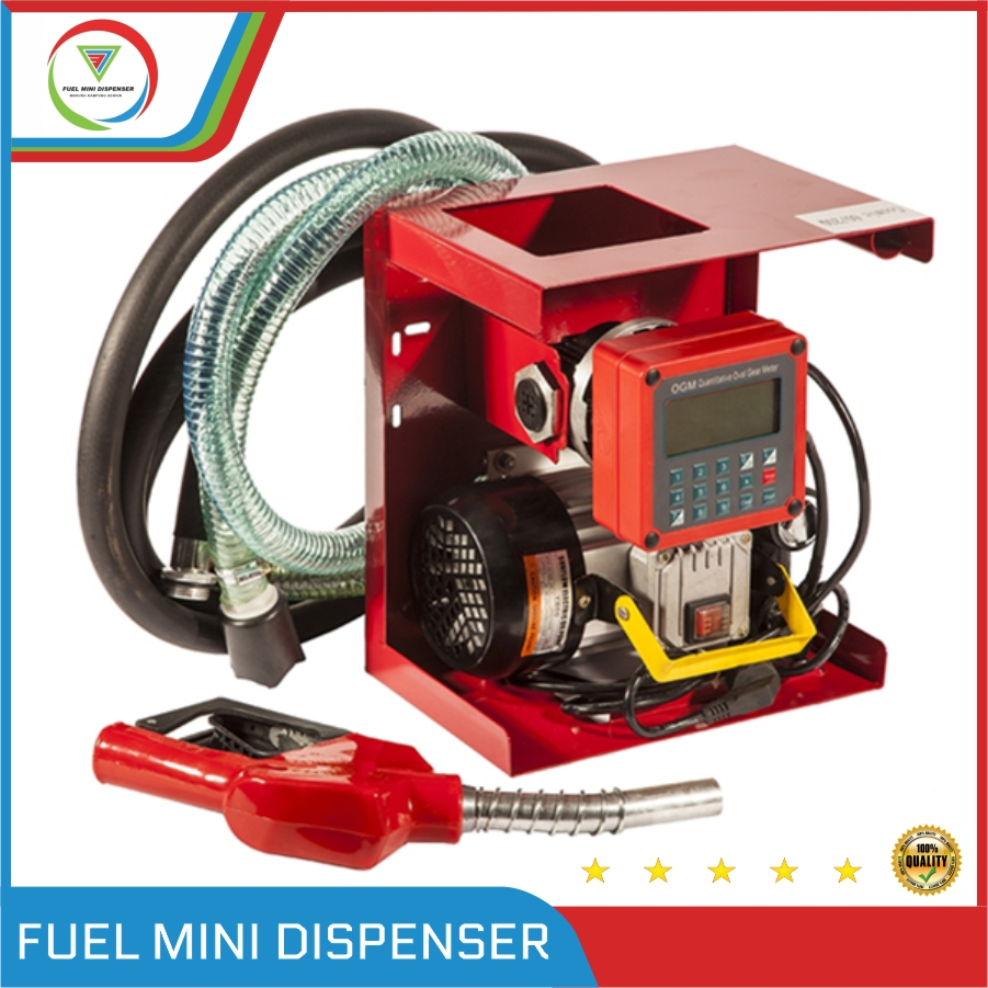 Jual Pompa Transfer BBM Minyak Solar Premium Air dengan Digital flow ...