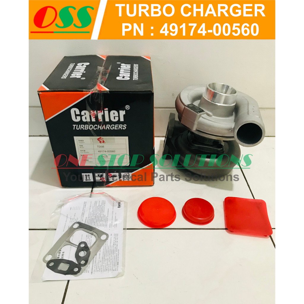 Jual TURBO CHARGER TURBOCHARGER MITSUBISHI 6D22 PN 49174-00560 (UKURAN 90) | Shopee Indonesia