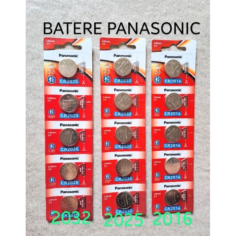 Jual BATERE PANASONIC 2016 2025 2032 | Shopee Indonesia