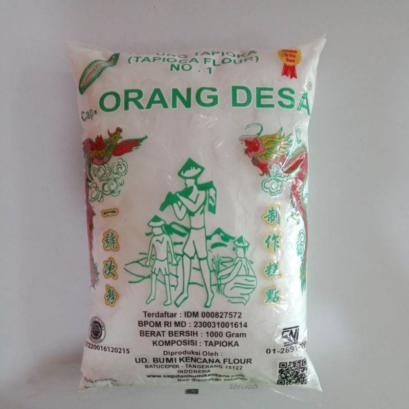 Jual tepung tapioka cap orang desa 1kg | Shopee Indonesia