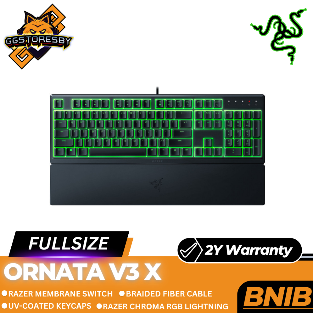 Jual Razer Ornata V3 X Rgb Membrane Gaming Keyboard | Shopee Indonesia