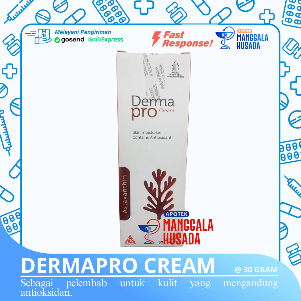 Jual DERMAPRO CREAM PER TUBE @ 30 GRAM | Shopee Indonesia