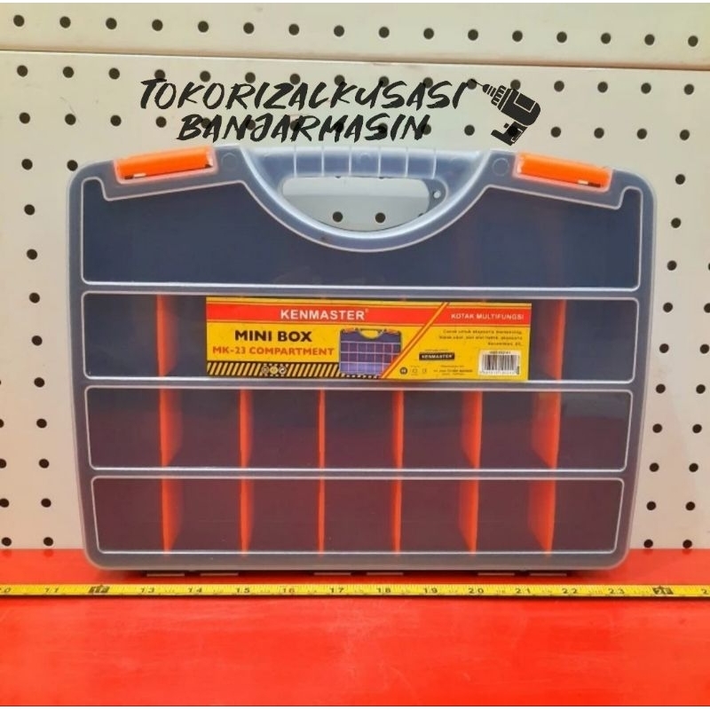 Jual Tool box kenmaster mini box with handle 23 compartments ...
