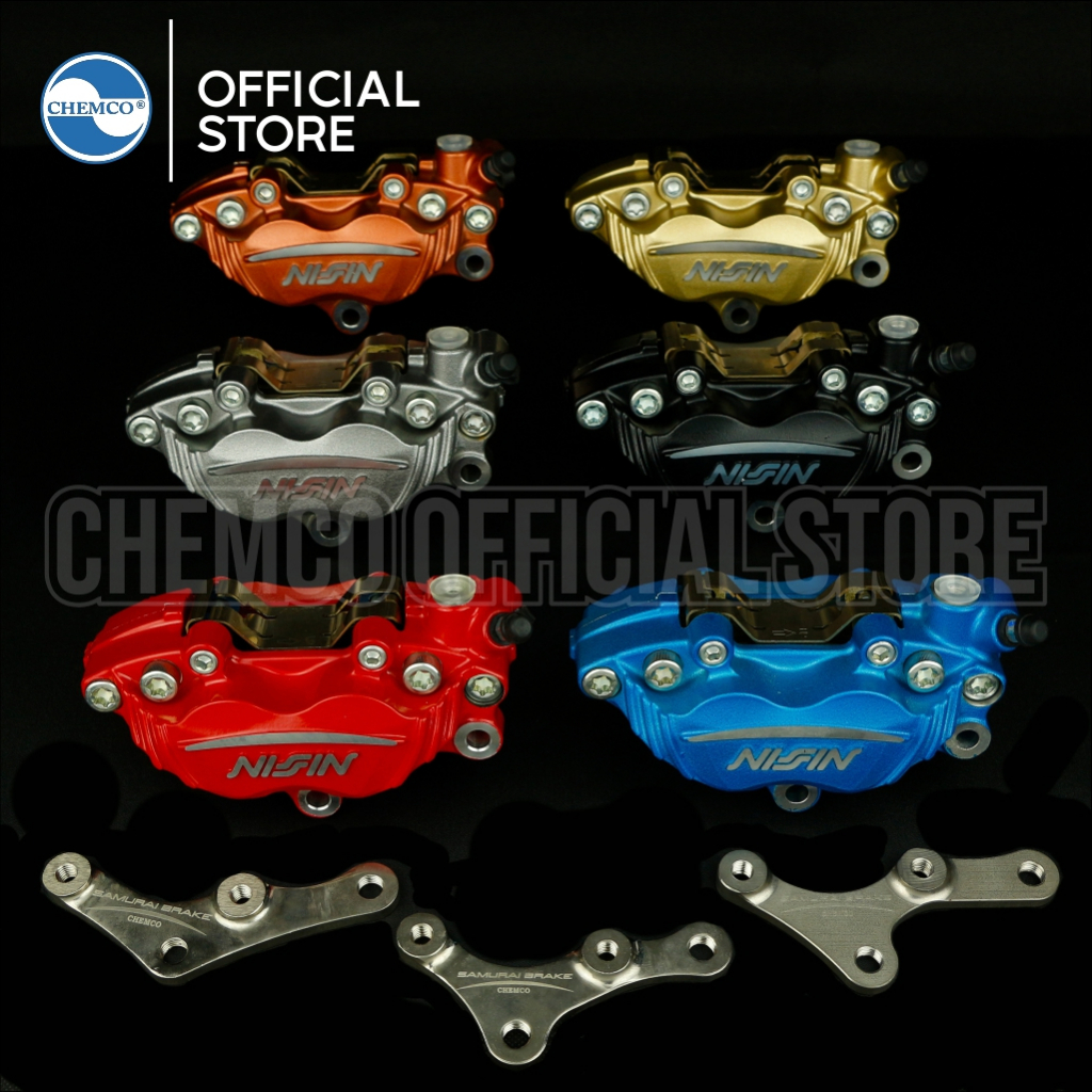 Jual Caliper Kaliper Nissin Samurai Brake 4 Piston Depan PNP Nmax Aerox | Shopee Indonesia