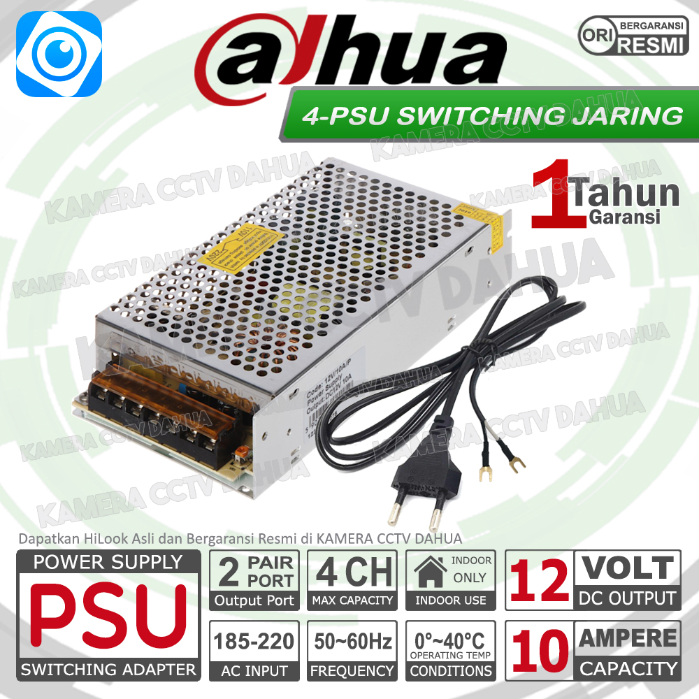 Jual POWER SUPPLY CCTV 12V 10A PSU SWITCHING DC ADAPTOR JARING BERGARANSI | Shopee Indonesia