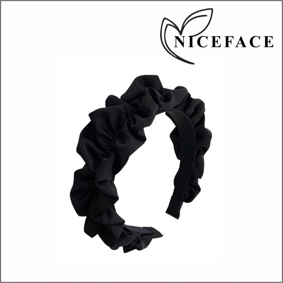 Jual NICEFACE - Bandana Korea Wanita Murah Bahan Satin Bando Schruchie ...