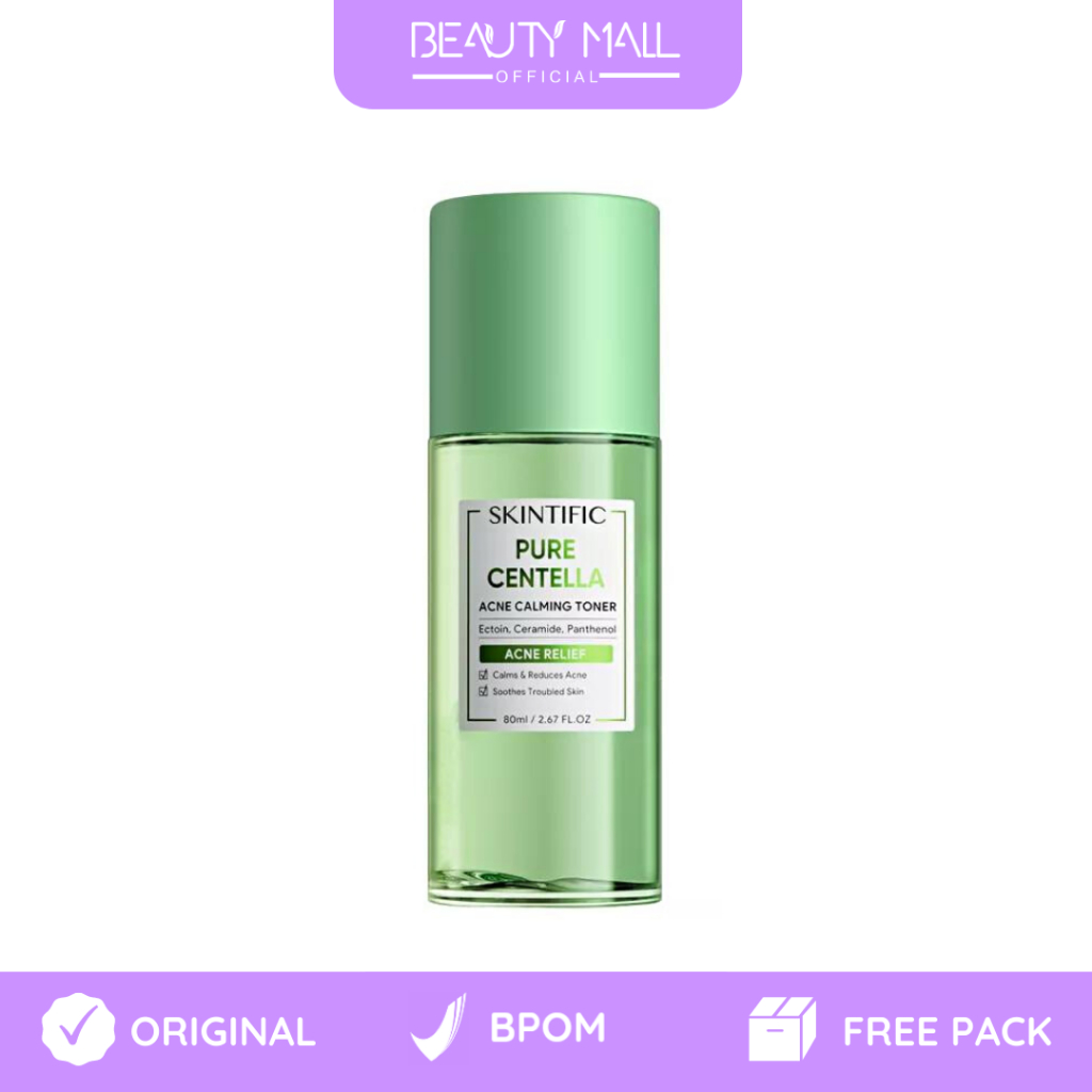 Jual SKINTIFIC Pure Centella Acne Calming Toner 80ml | Shopee Indonesia