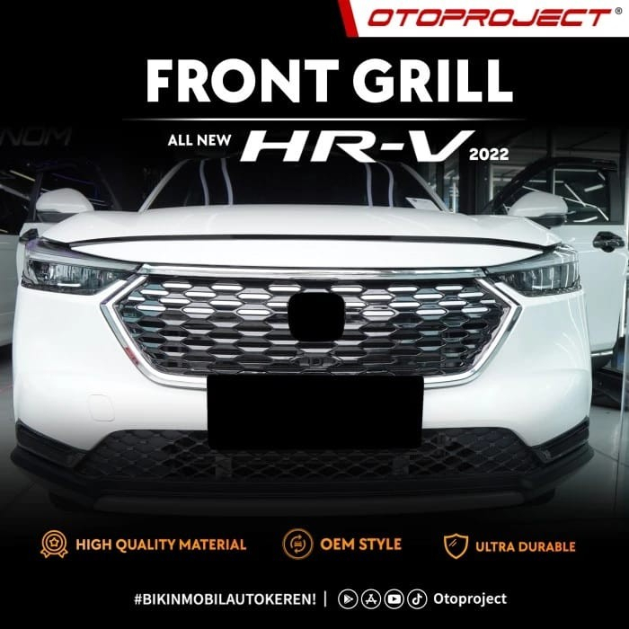 Jual Front Grill All New HRV 2022 - 2023 Otoproject / Cover Depan Grill ...