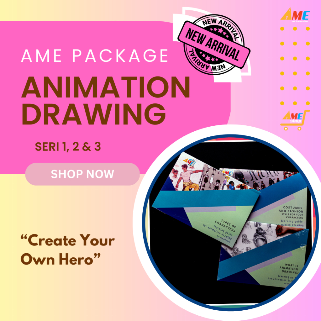 Jual AME Animation Drawing 1,2,3 Package | Shopee Indonesia