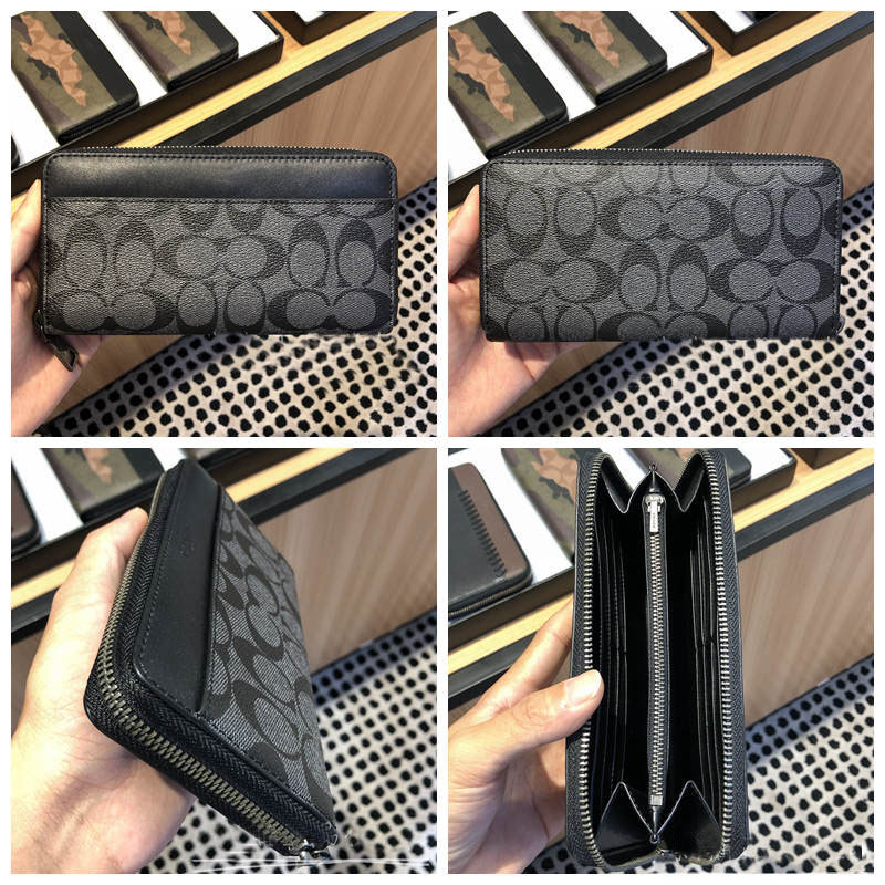 Jual Coach Dompet Pria Men Wallet Dompet Lipat Pria Fullset ORIGINAL ...