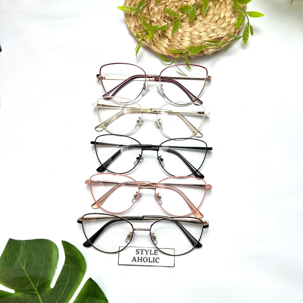 Jual Kacamata Minus Wanita Cat Eye Miki Bestseller | Shopee Indonesia