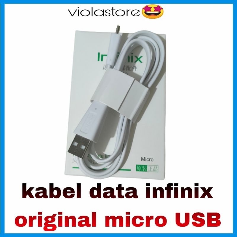Jual kabel data infinix micro USB dan tipe c original fastcharging ...