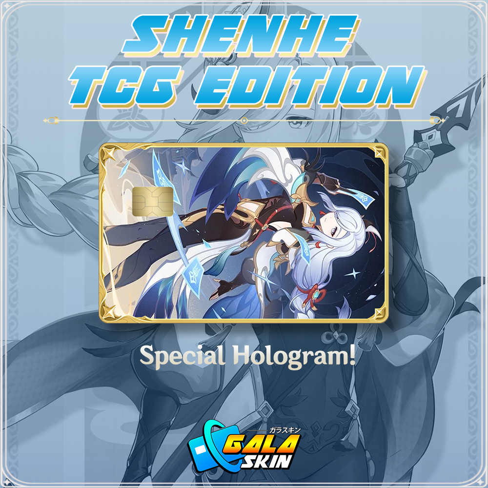 Jual Stiker Sticker Skin Kartu Atm Genshin Impact Hu Tao Yae Miko Xiao ...