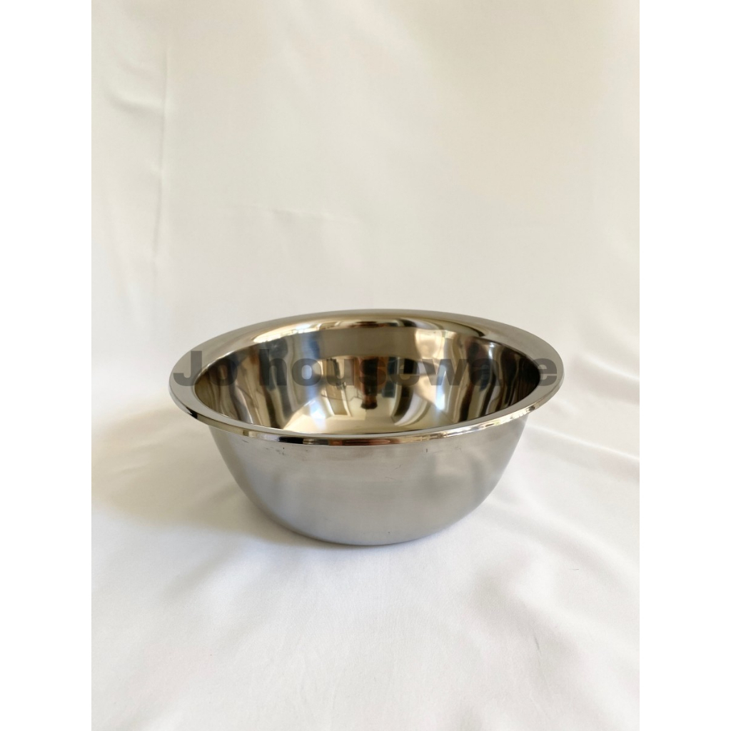 Jual MANGKOK STAINLESS SERBAGUNA 18cm Baskom stainless waskom bowl ...