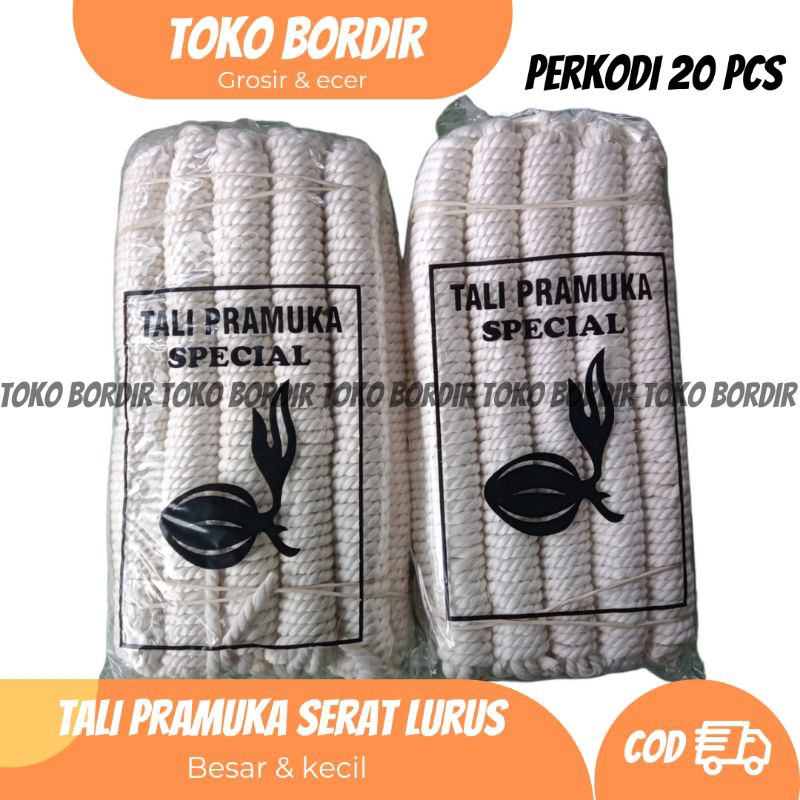 Jual Tali Pramuka serat lurus perkodi 20 pcs | Shopee Indonesia