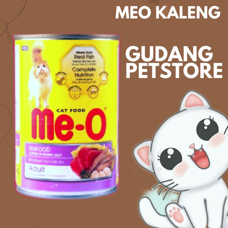 Jual MEO KALENG 400gr Makanan Kucing Basah | Shopee Indonesia