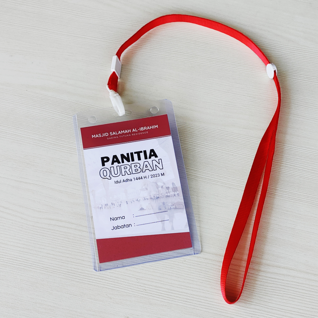 Jual NAME TAG PANITIA QURBAN COSTUME | Shopee Indonesia