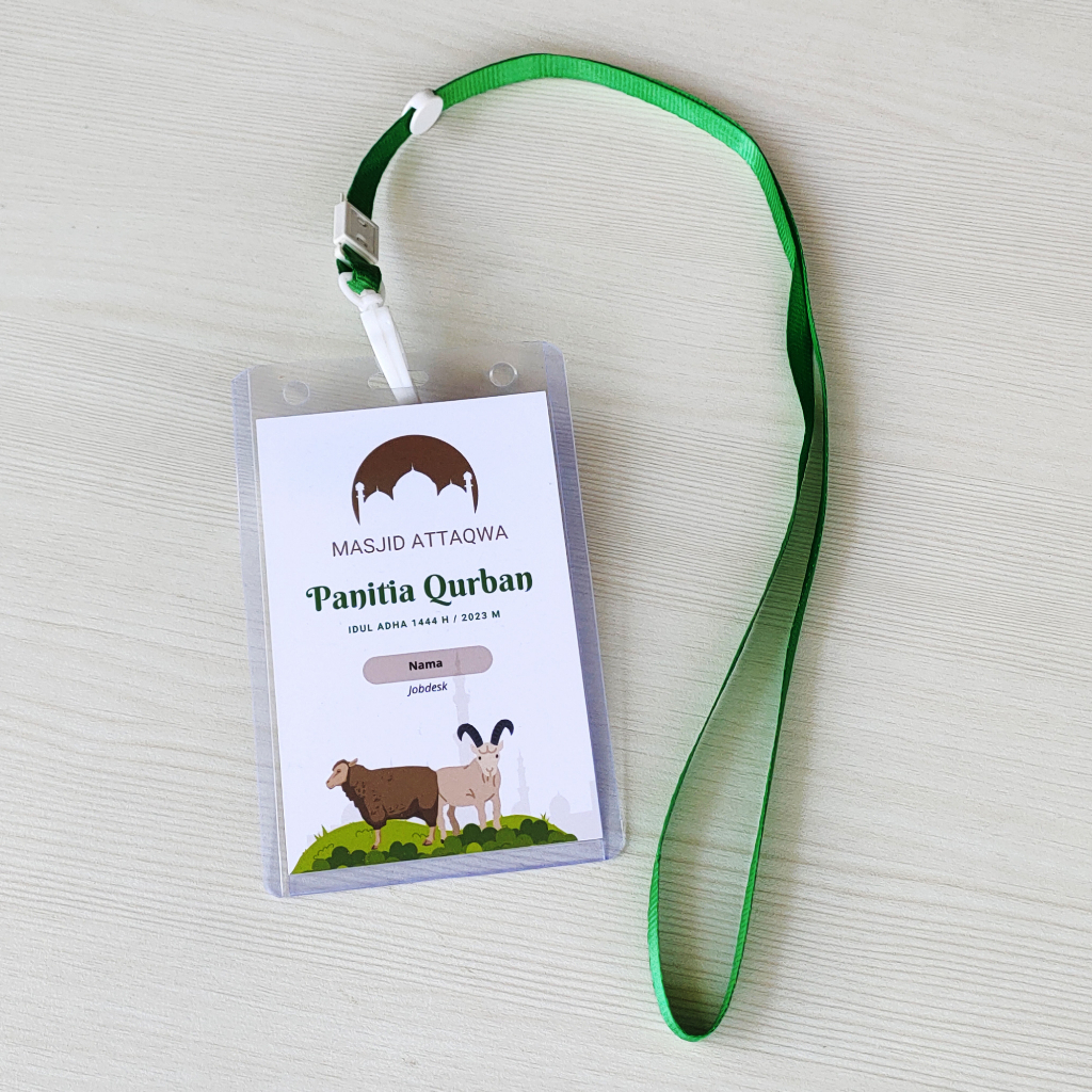 Jual NAME TAG PANITIA QURBAN COSTUME | Shopee Indonesia