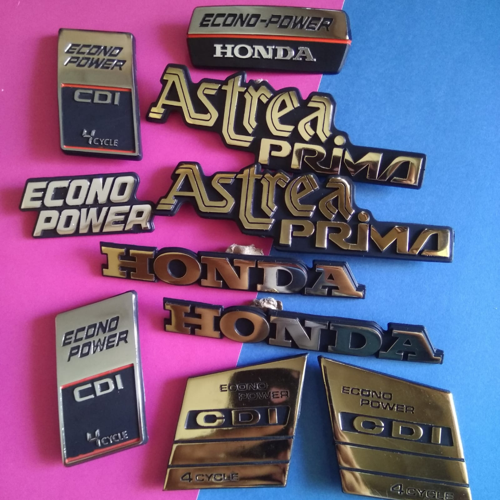 Jual HONDA ASTREA PRIMA LOGO atau Emblem Satu Set Murah | Shopee Indonesia