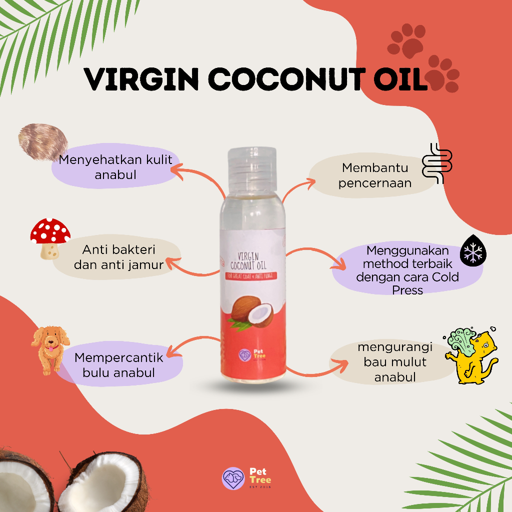 Jual PET TREE • EXTRA VIRGIN COCONUT OIL VCO ( human grade ) | Shopee ...