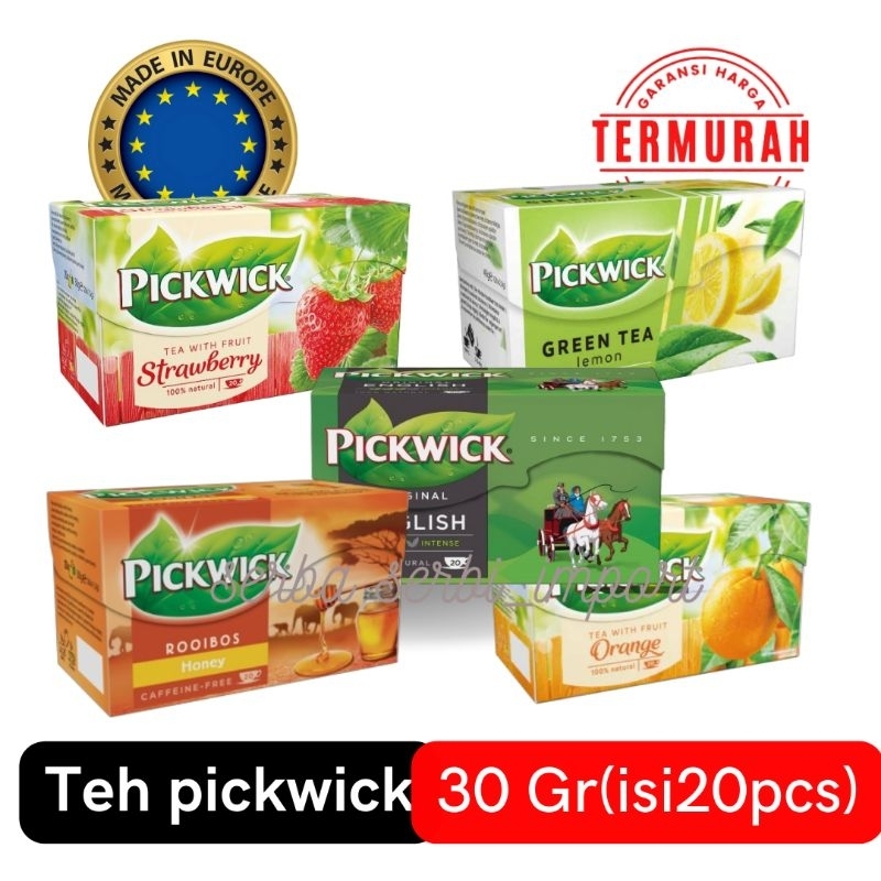 Jual Pickwick Tea import With Fruit original 30 Gram/Dus (Isi 20 Pcs ...