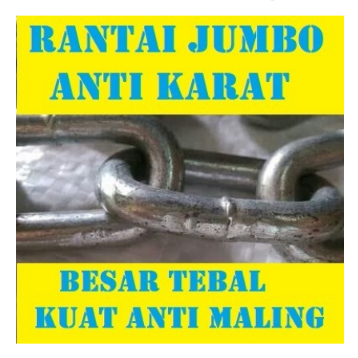 Jual Rantai Gembok Anti Maling uk JUMBO - Rantai Pagar Rumah Ruko ...