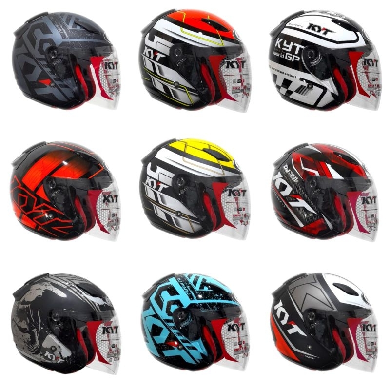 Jual Helm KYT Dj Maru Motif Original | Shopee Indonesia
