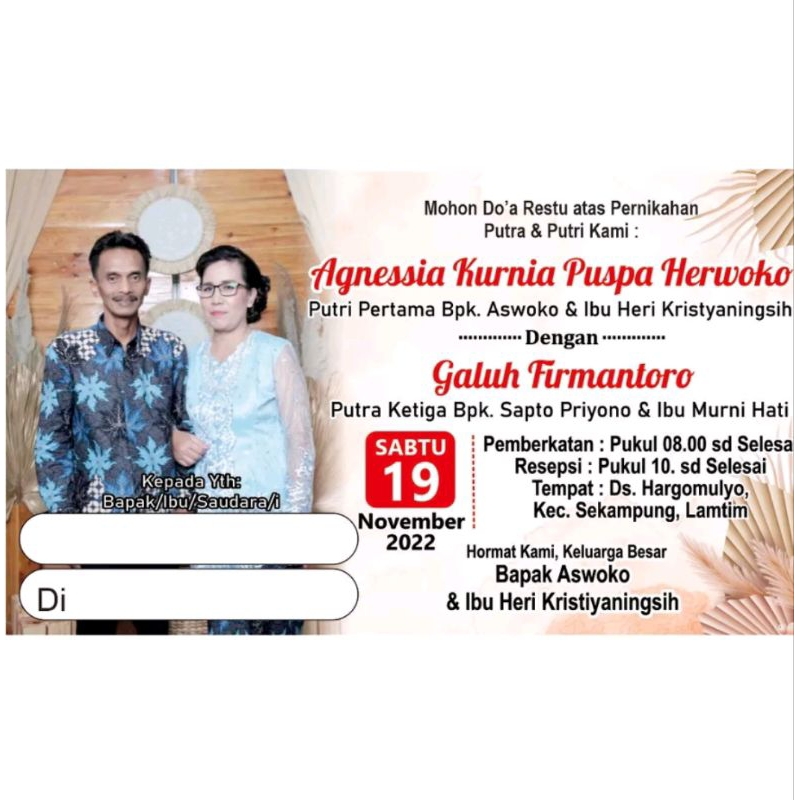 Jual Kartu Punjungan Keplek Besek Nasi Undangan Nasi Tonjokan | Shopee ...